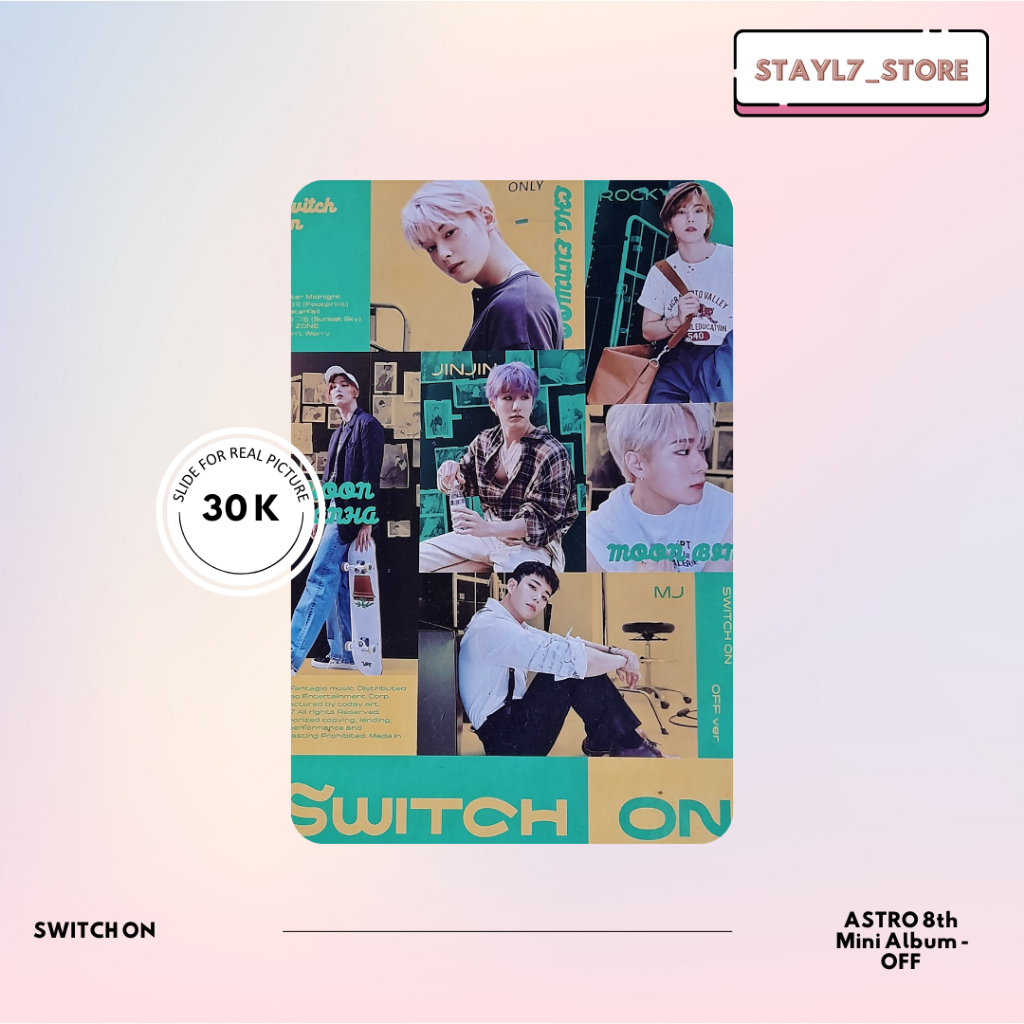 Jual Switch On - Astro 8th Mini Album - OFF Version (Unsealed) | Shopee ...