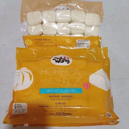 Jual Wei Wang Mantao Plain Mini 20pcs / Bernardi Mantao Polos Mini | Shopee Indonesia