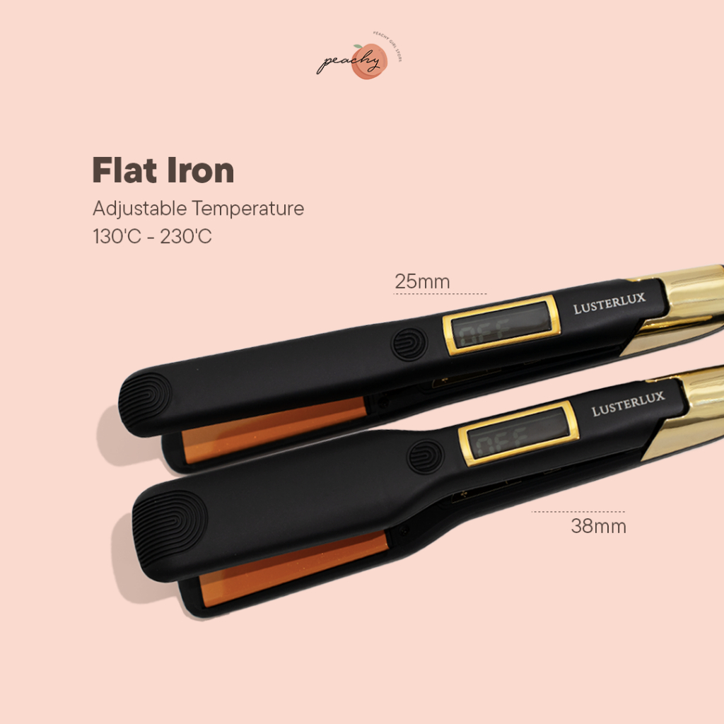Jual LUSTERLUX FLAT IRON, Catokan Lurus, Pelurus Rambut | Shopee Indonesia