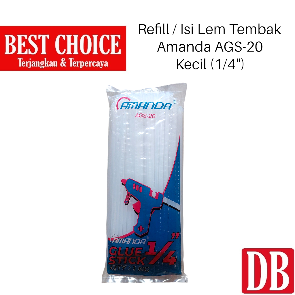 Jual Refill Lem Bakar / Lem Lilin / Glue Stick Kecil Amanda AGS-20 ...