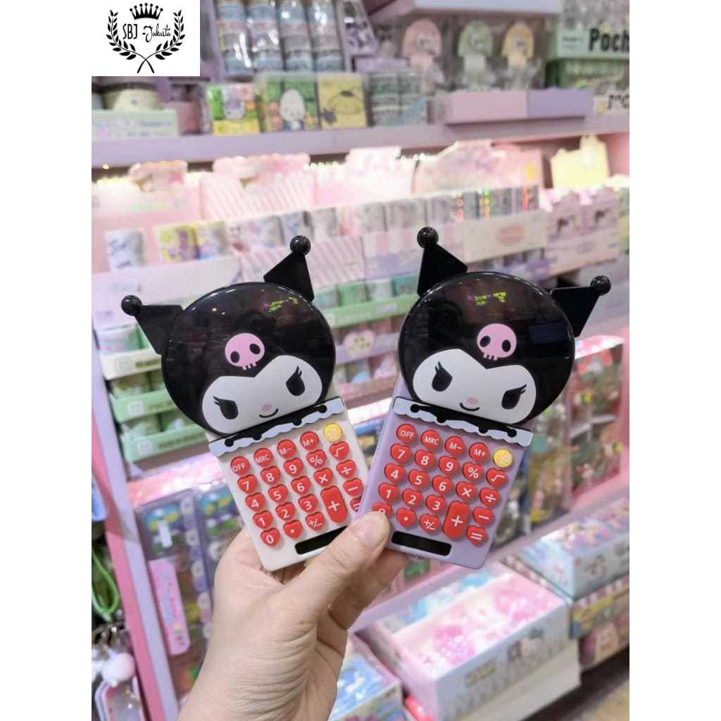 Jual Kalkulator KUROMI Besar Calculator Sanrio Ungu Alat Hitung ...
