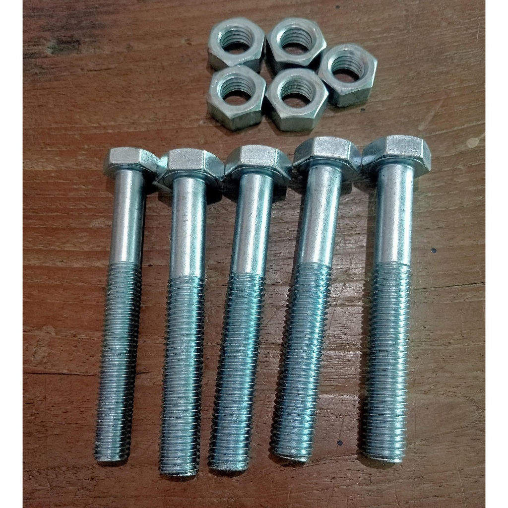 Jual Baut Mur M14 x 100 Putih | Shopee Indonesia