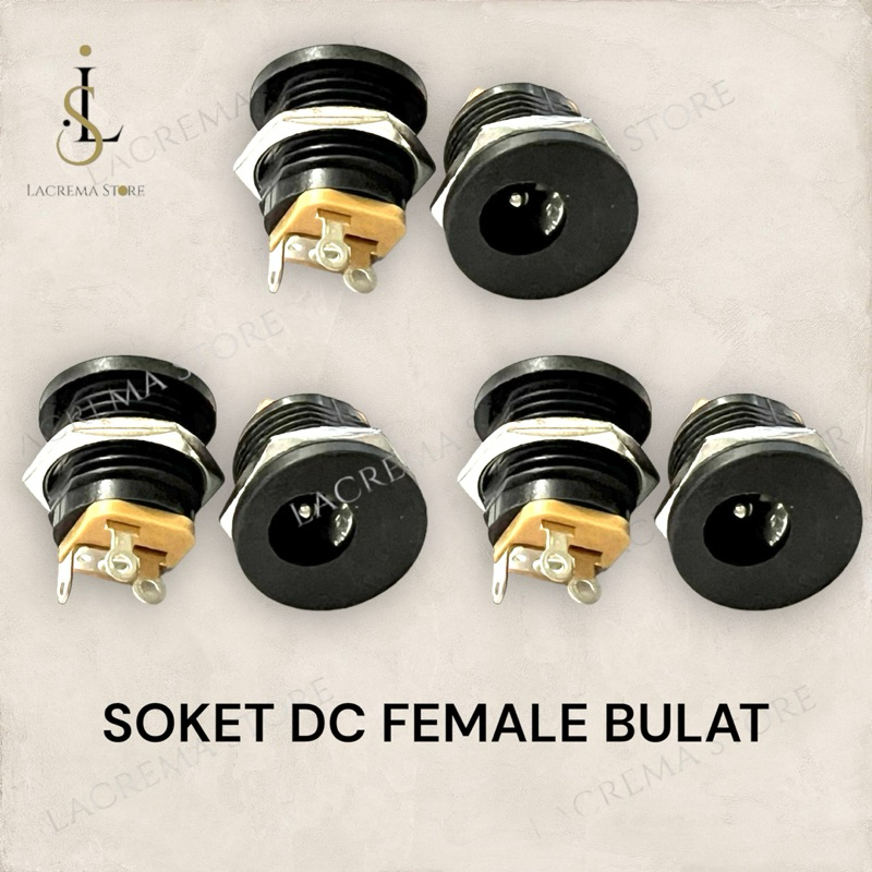 Jual SOKET SOCKET DC FEMALE BULAT | Shopee Indonesia