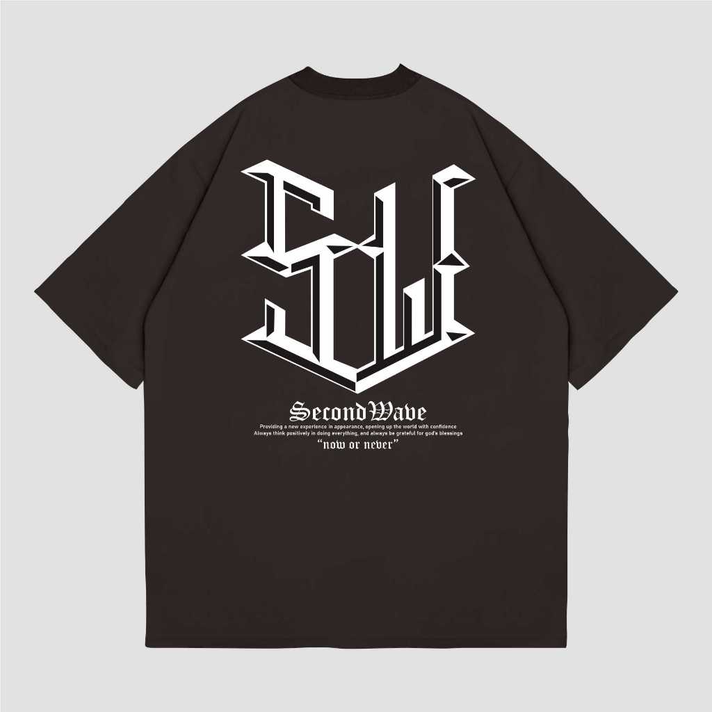 Jual SECONDWAVE Oversize T-shirt LogoSW Unisex | Shopee Indonesia