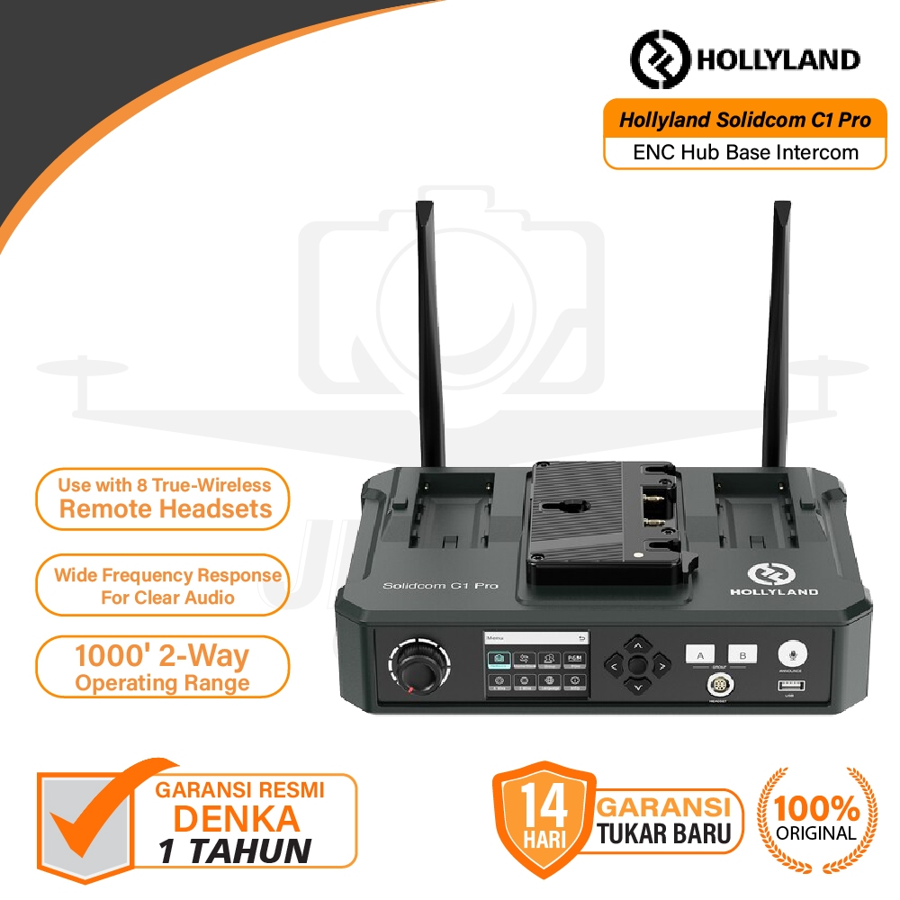Jual Hollyland Solidcom C1 Pro ENC Hub Base Intercom Headset Resmi ...