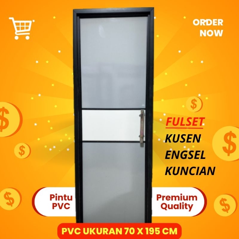 Jual Pintu Kamar Mandi PVC Lego Tebal Minimalis | Shopee Indonesia
