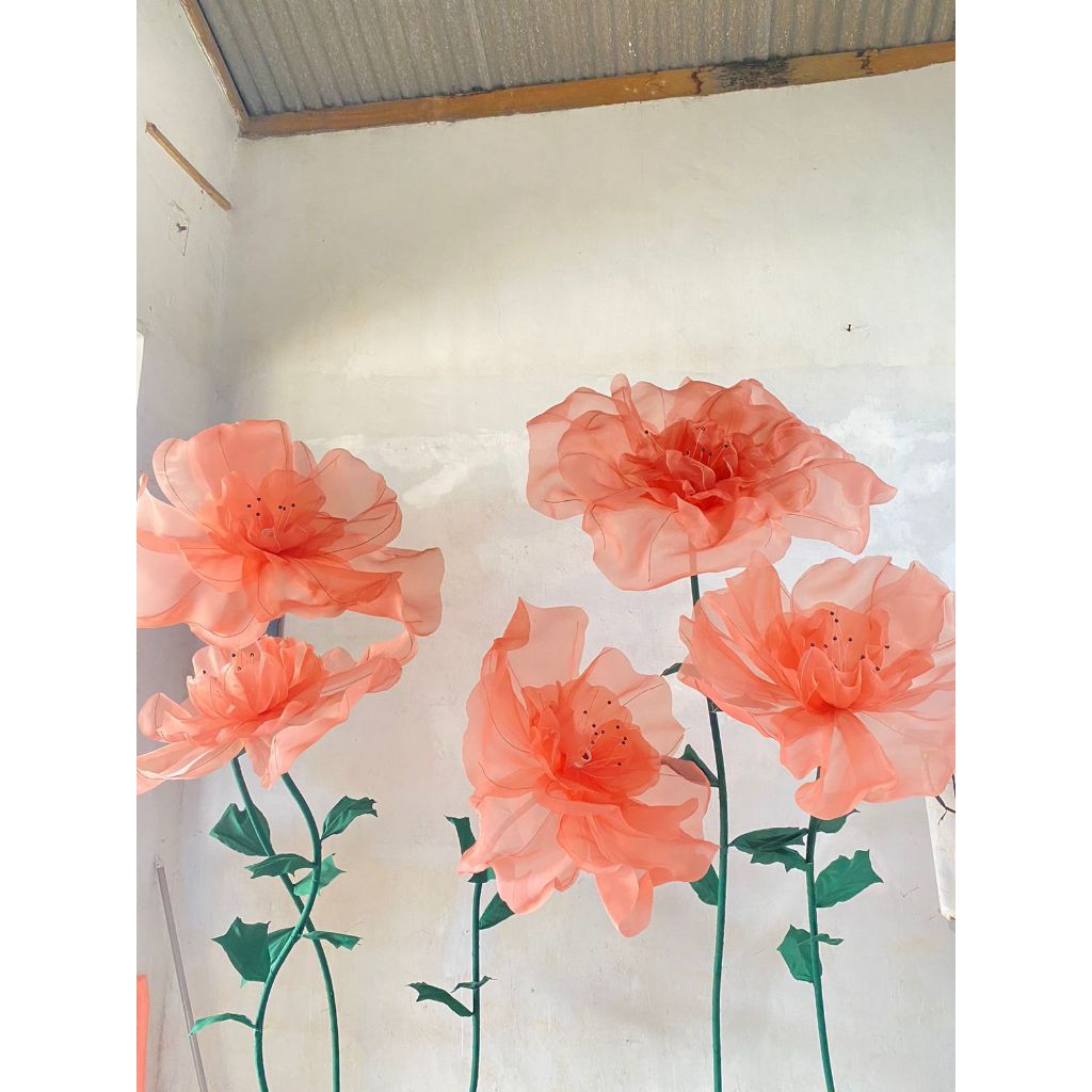 Jual 1 set isi 3 bunga gint flower bunga lampu hias kelopak lampu hias ...