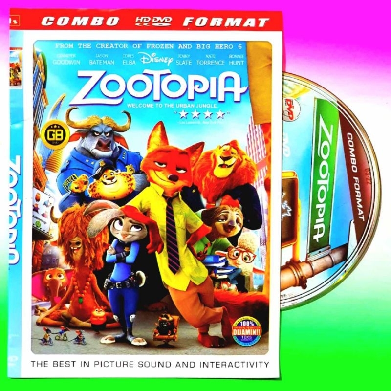 Jual KASET FILM ANAK2 KARTUN DISNEY ZOOTOPIA BAHASA INDONESIA | Shopee ...
