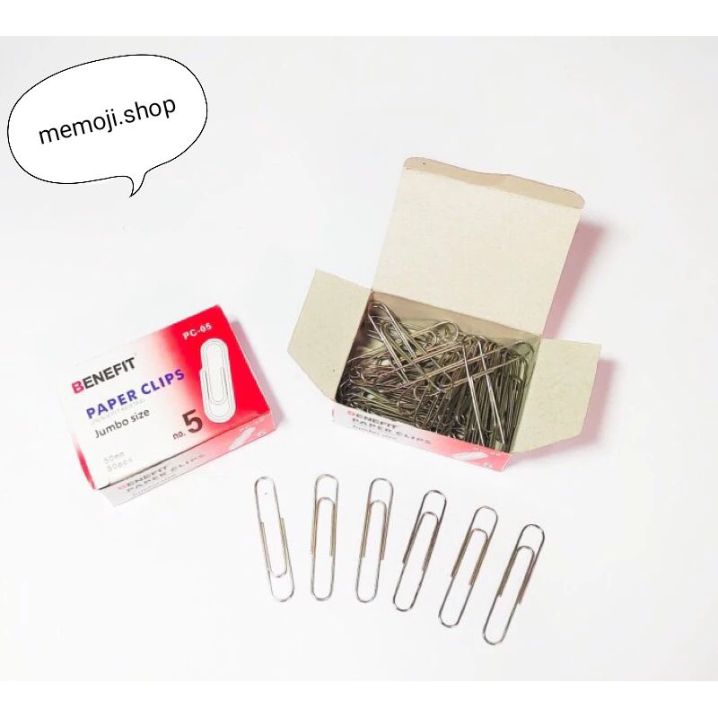 Jual Paper Clip No.5 Jumbo Size 50mm | Shopee Indonesia
