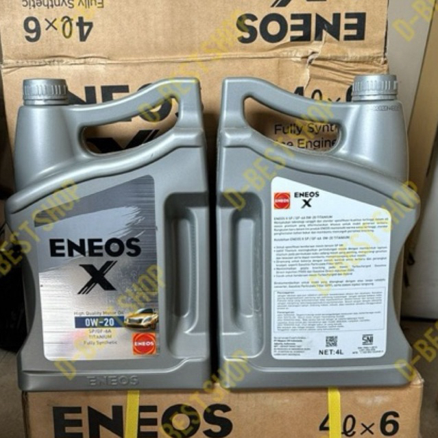 Jual Oli mesin bensin ENEOS X full synthetic 0/20 - 4 liter | Shopee Indonesia