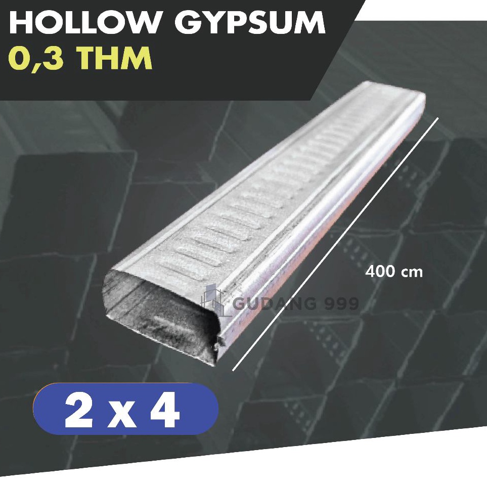 Jual Stock Update Hollow 2x4 3mm THM Holo Gypsum GRC Hollow Plafon ...