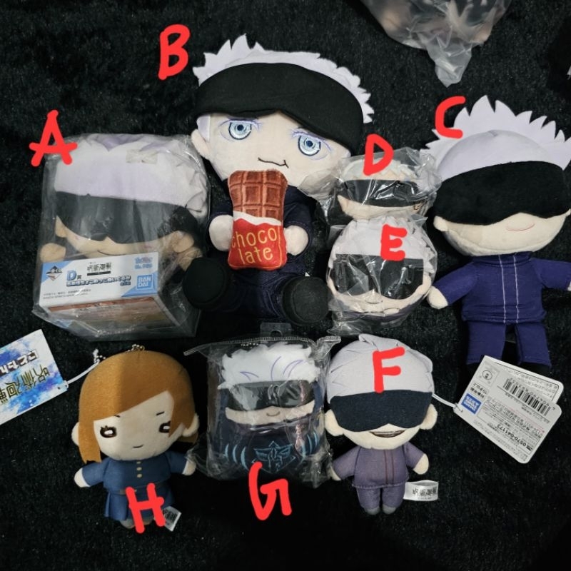 Jual nuigurumi plush jujutsu kaisen gojo satoru noru chara nitotan hagu ...