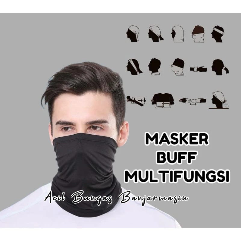 Jual Bandana Buff Masker Mulut Multifungsi / Baff Masker | Shopee Indonesia