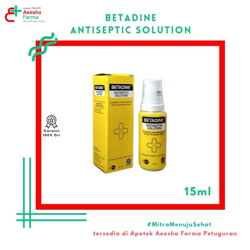 Jual Betadine Antiseptic Solutions | Shopee Indonesia