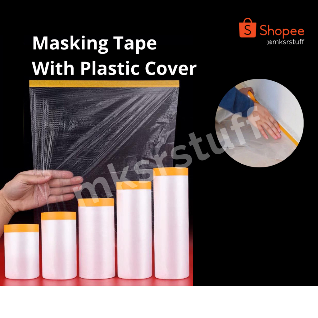 Jual Masking Tape with Plastic Cover | Shopee Indonesia