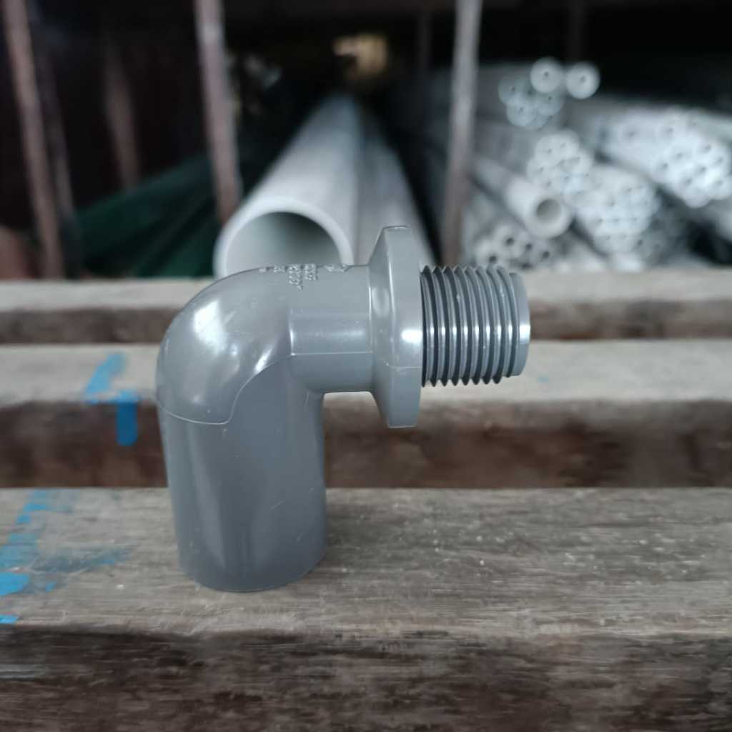 Jual Elbow Drat Luar 1/2", 3/4" atau 1" Inch AW / Valve Elbow / Knee Drat Luar PVC | Shopee ...