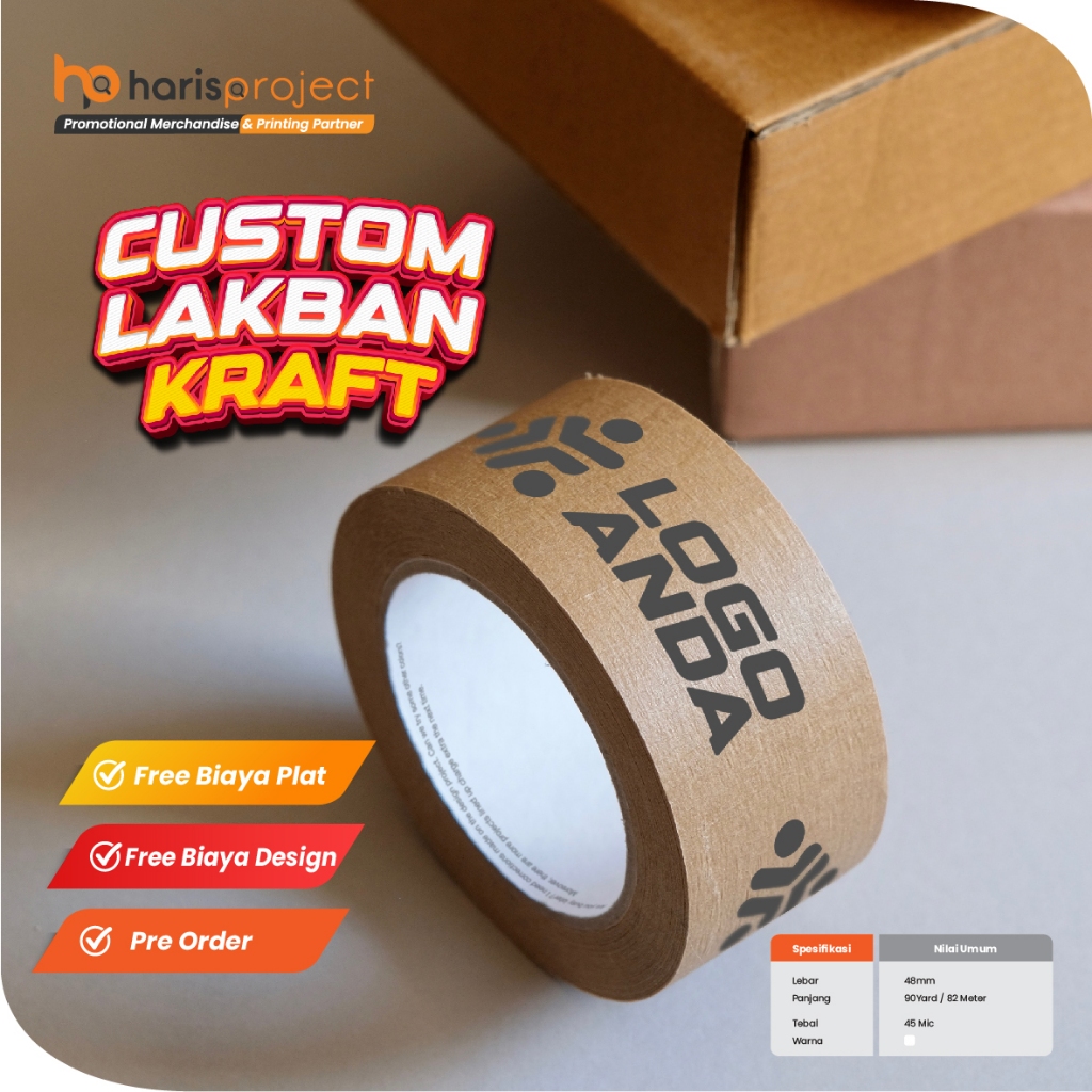 Jual Custom Lakban Kertas | Shopee Indonesia