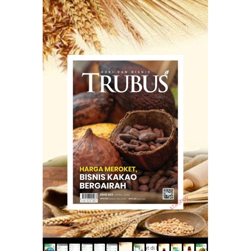 Jual MAJALAH TRUBUS EDISI 653 APRIL 2024 (HARGA MEROKET, BISNIS KAKAO BERGAIRAH) | Shopee Indonesia