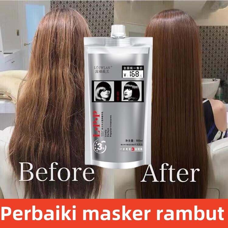 Jual Masker rambut keratin 500g perawatan rambut kering protein ...