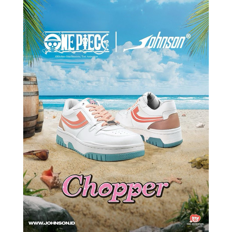 Jual [ORIGINAL] Sepatu Johnson x One Piece LITE ( Luffy, Zoro, Nami ...