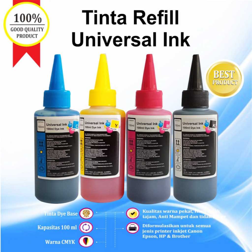 Jual Tinta Refill Canon IP2770 IP2870 MP237 MP258 MP287 E410 | Shopee ...