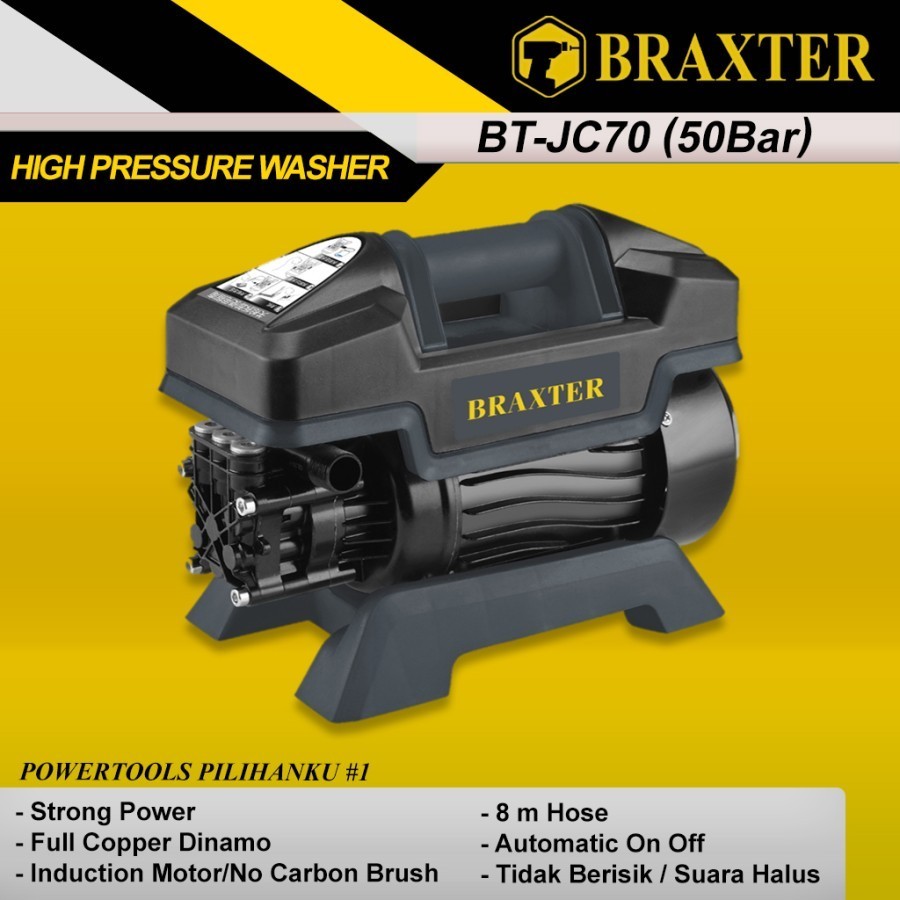 Jual Mesin cuci jet cleaner, steam motor, mobil Braxter BT-JC70 / BT JC70 MESIN CUCI MOTOR MOBIL ...