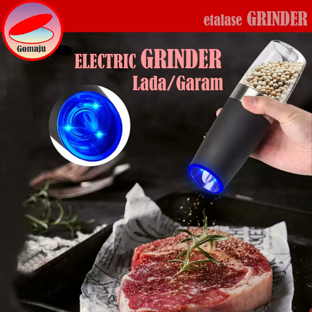 Jual Electric ABS Pepper & Salt Grinder Otomastis Alat Giling Lada ...