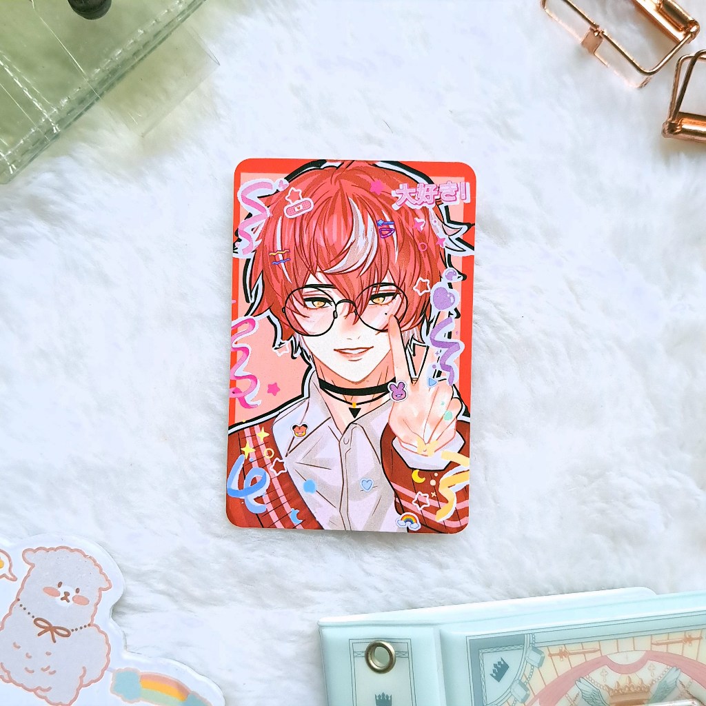 Jual VTUBER INDONESIA photocard by onintwin / Harris Caine / Mikazuki ...