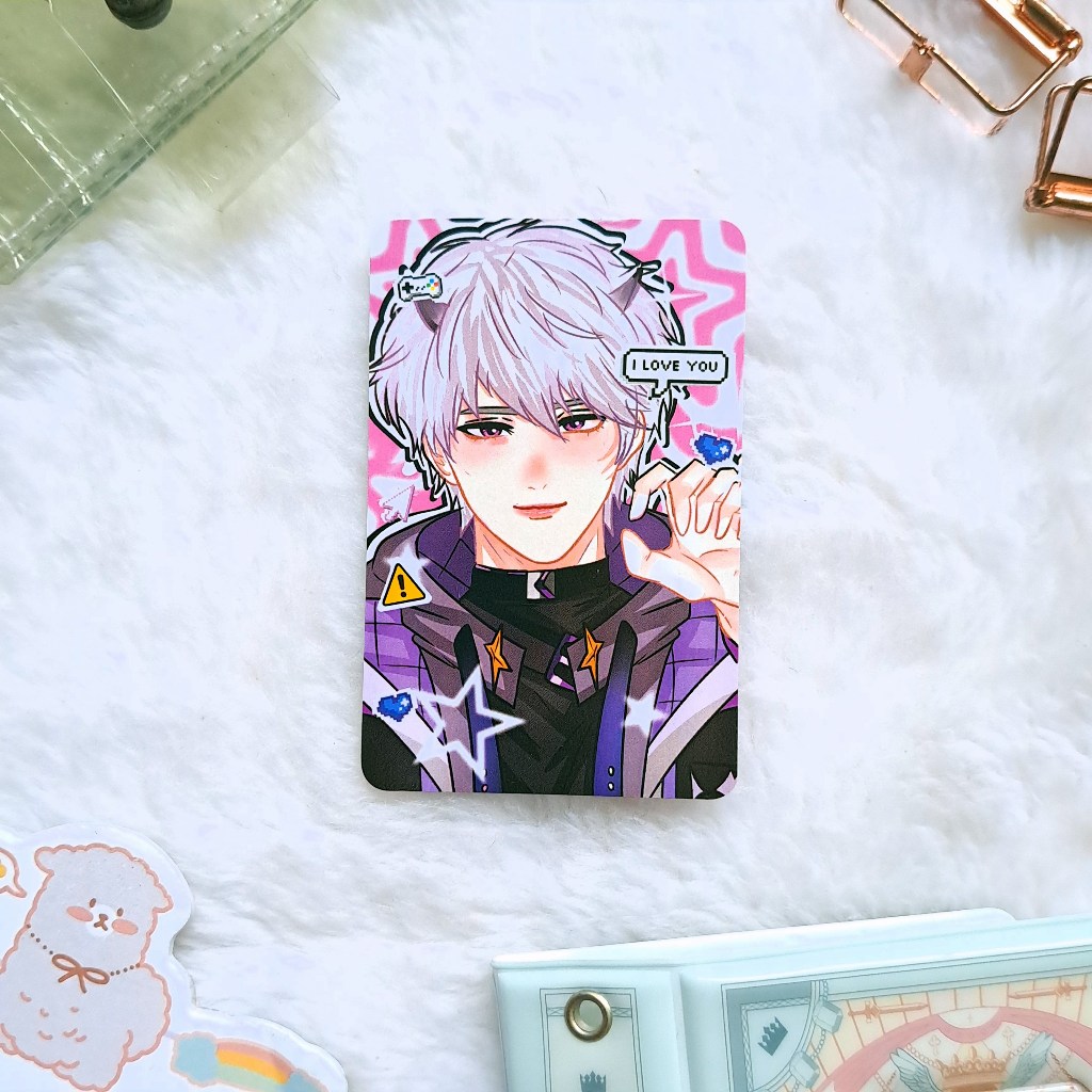 Jual VTUBER INDONESIA photocard by onintwin / Harris Caine / Mikazuki ...