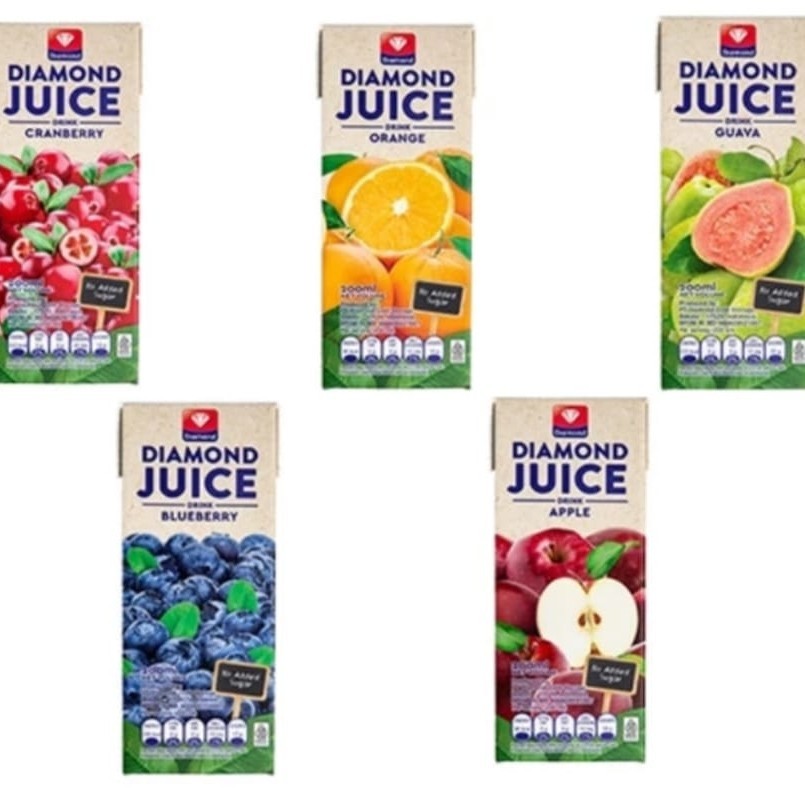Jual Diamond Juice 200 ml 1 dus 24 pcs - Jus Buah Diamon | Shopee Indonesia