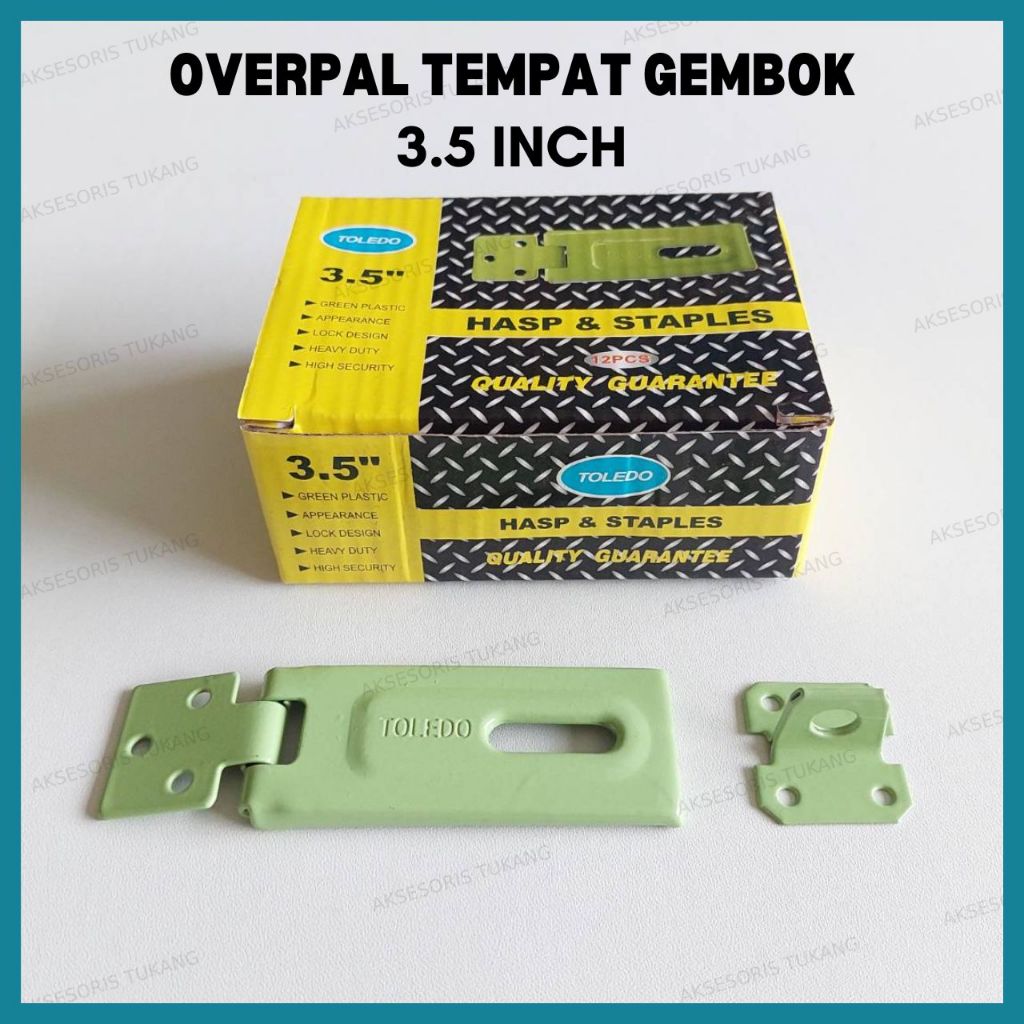 Jual Overpal Plat Tempat Gembok 3.5 Inch / Overpal Cantolan Gembok Kait ...