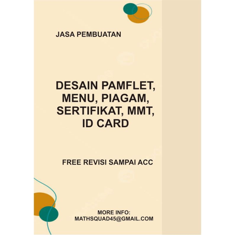 Jual Jasa Desain MMT, pamflet, spanduk, Sertif,Piagam | Shopee Indonesia