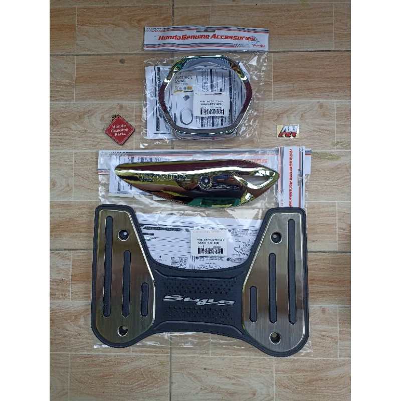 Jual Paket Aksesoris Karpet dan Garnish Honda Stylo 160 3 Item Original ...