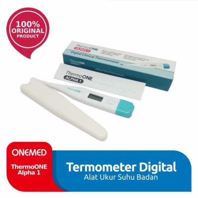 Jual Thermo One Thermometer Onemed Alpha 1 | Alat Ukur Suhu Badan ...