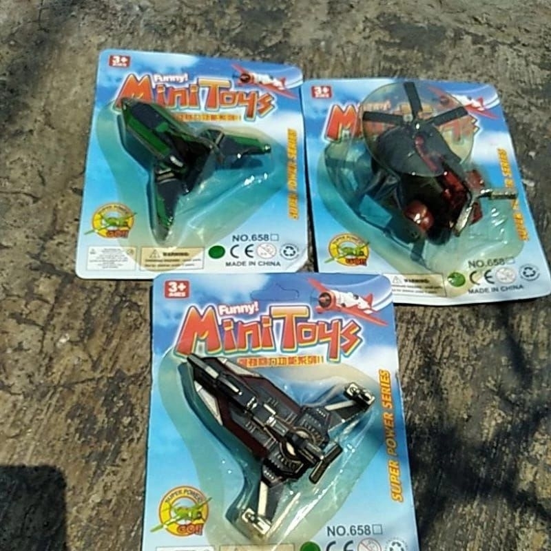 Jual PESAWAT MINI KEMASAN MIKA SATUAN/FUNNY MINI PLANE/PESAWAT JET MINI ...