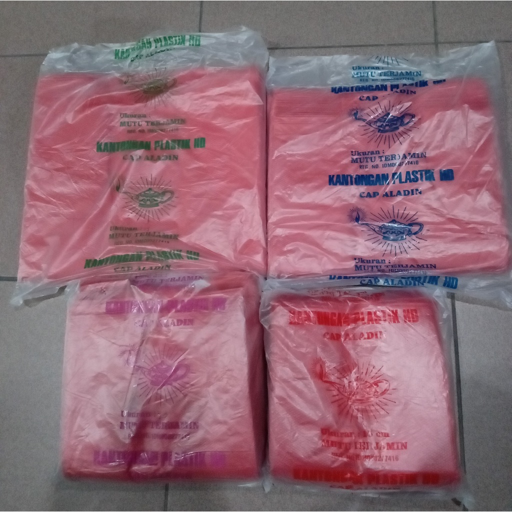 Jual kantong plastik asoy berbagai ukuran cap aladin | Shopee Indonesia