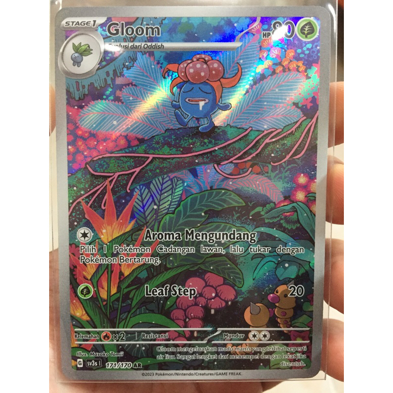 Jual KARTU POKEMON GLOOM AR INDONESIA HOLO | Shopee Indonesia