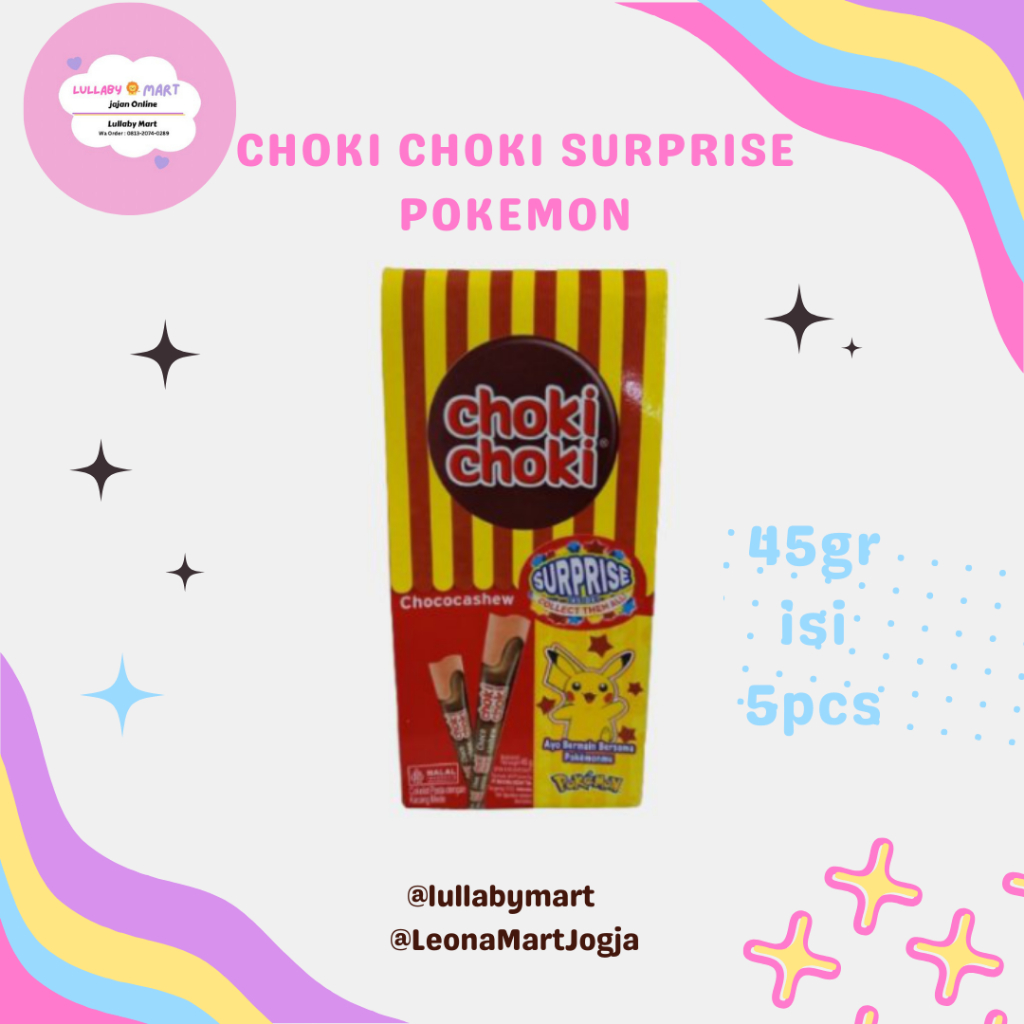 Jual choki choki pokemon surprise 45g | Shopee Indonesia