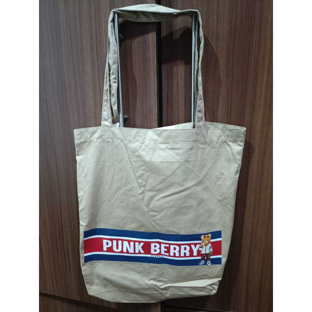 Jual Punk Berry Tote Bag Thailand Punkberry Bangkok Tas Brown Original ...