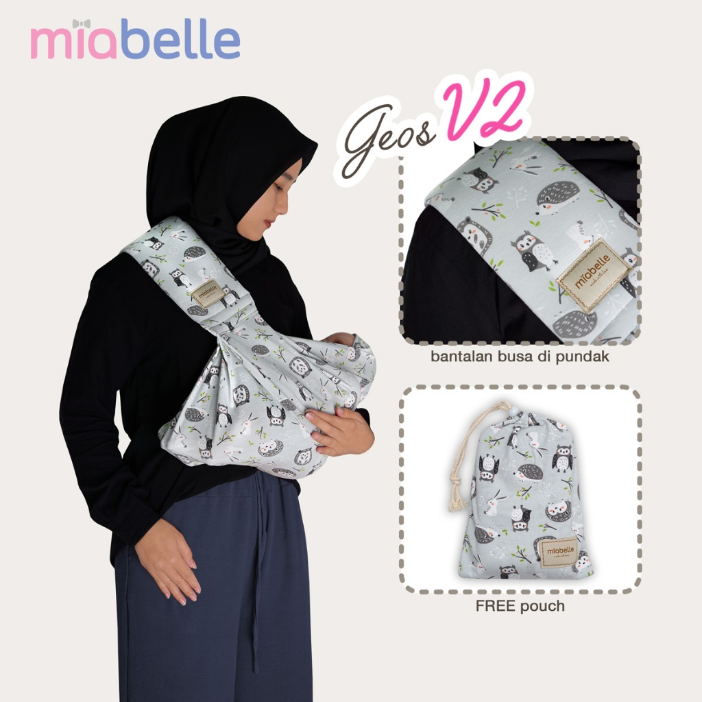 Jual Miabelle Geos V2 - Gendongan Bayi | Shopee Indonesia
