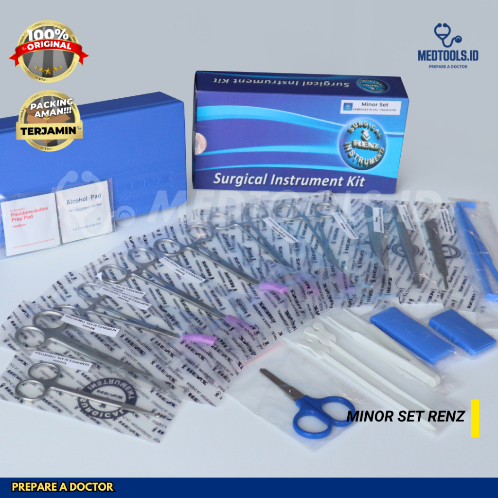 Jual RENZ SURGICAL INSTRUMENT KIT - MINOR SURGERY SET - BEDAH MINOR ...
