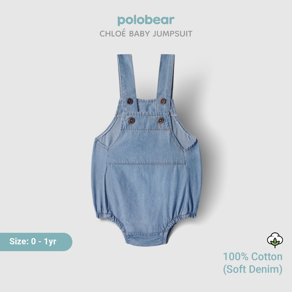 Jual POLOBEAR - Chloe Baby Jumpsuit ( Jumper Bodysuits Anak Unisex ...