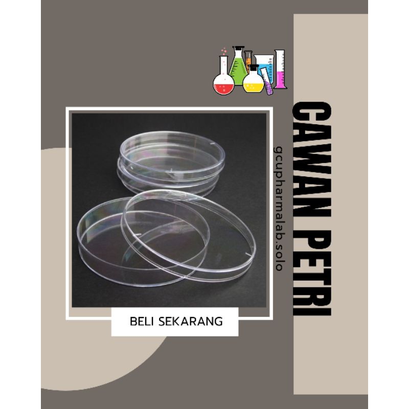 Jual Cawan petri 100mm x 20mm | Shopee Indonesia