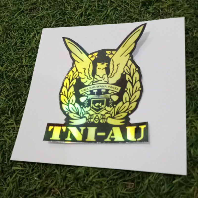 Jual STIKER TNI AU/STIKER HOLOGRAM GLOSSY/STIKER UNIK | Shopee Indonesia