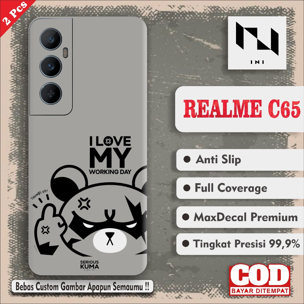 Jual -Isi 2- Realme C65 Garskin/Stiker/Case Skin Premium Bebas Custom ...