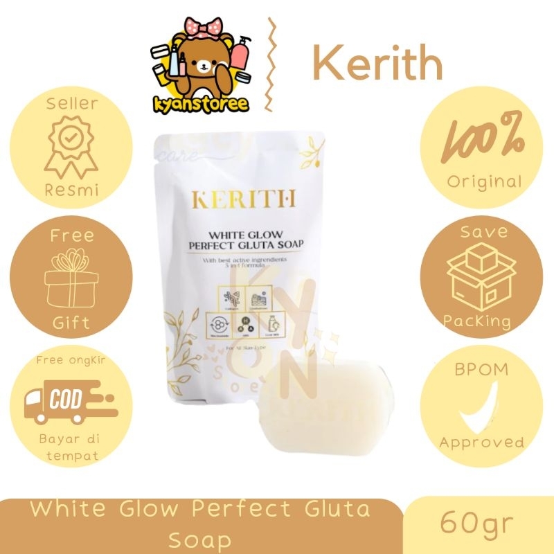 Jual KERITH WHITE GLUTA SOAP | Shopee Indonesia