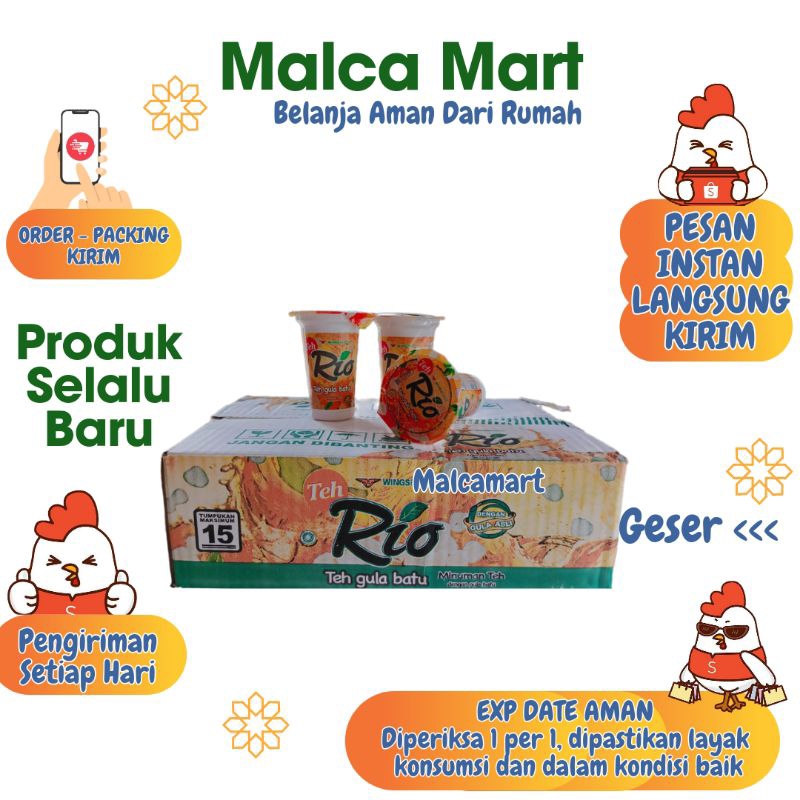 Jual Teh Rio 24 pcs @180 ml | Shopee Indonesia