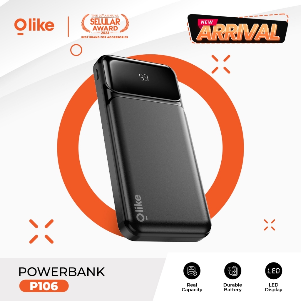 Jual OLIKE Power Bank P106 Powerbank 10000mAh With LED Dual USB-C ...