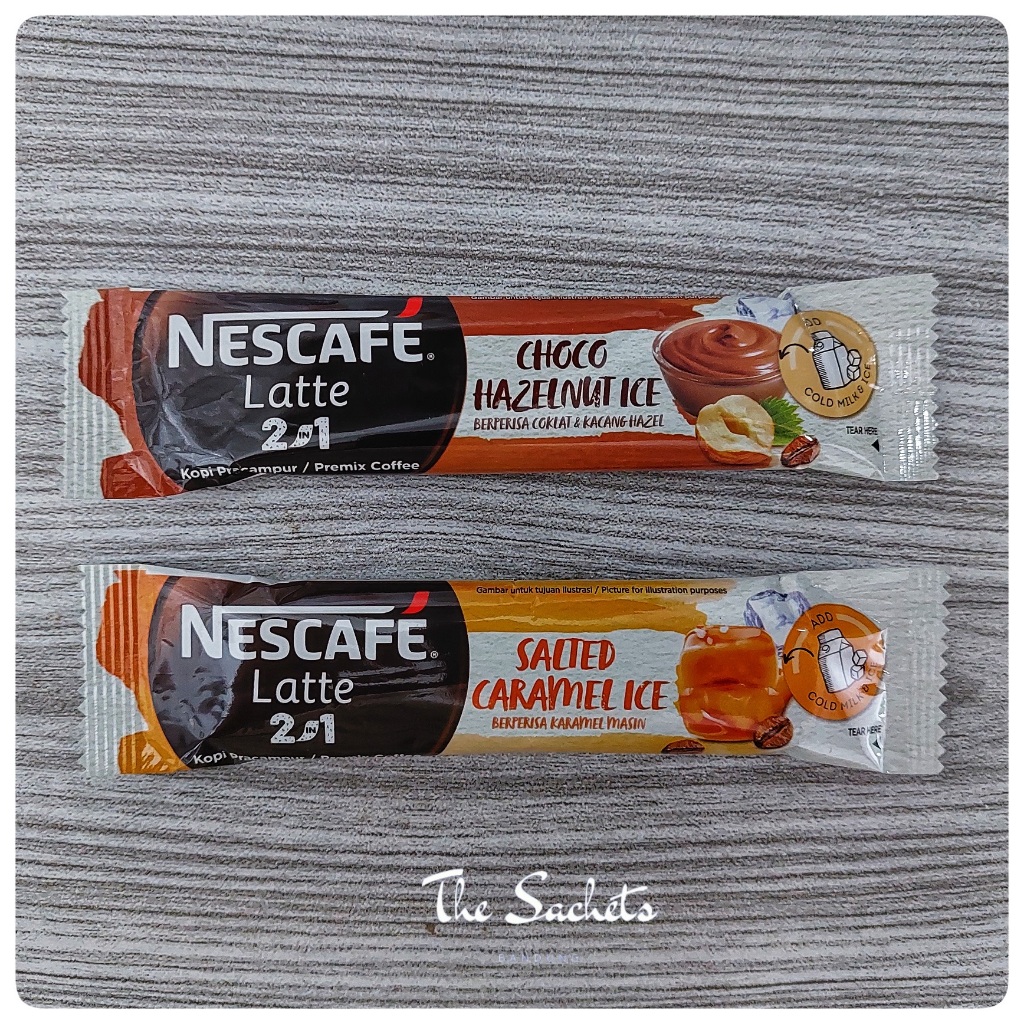 Jual Nescafe Latte 2in1 Choco Hazelnut Salted Caramel Ice | Shopee ...