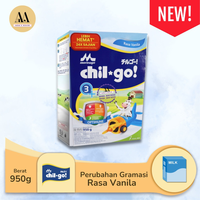 Jual CHILGO POWDER 3+ @950 gr ( BOX) Kemasan Baru | Shopee Indonesia